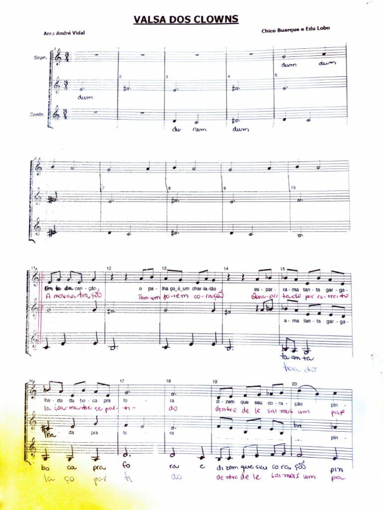 Valsa Dos Clowns | PDF