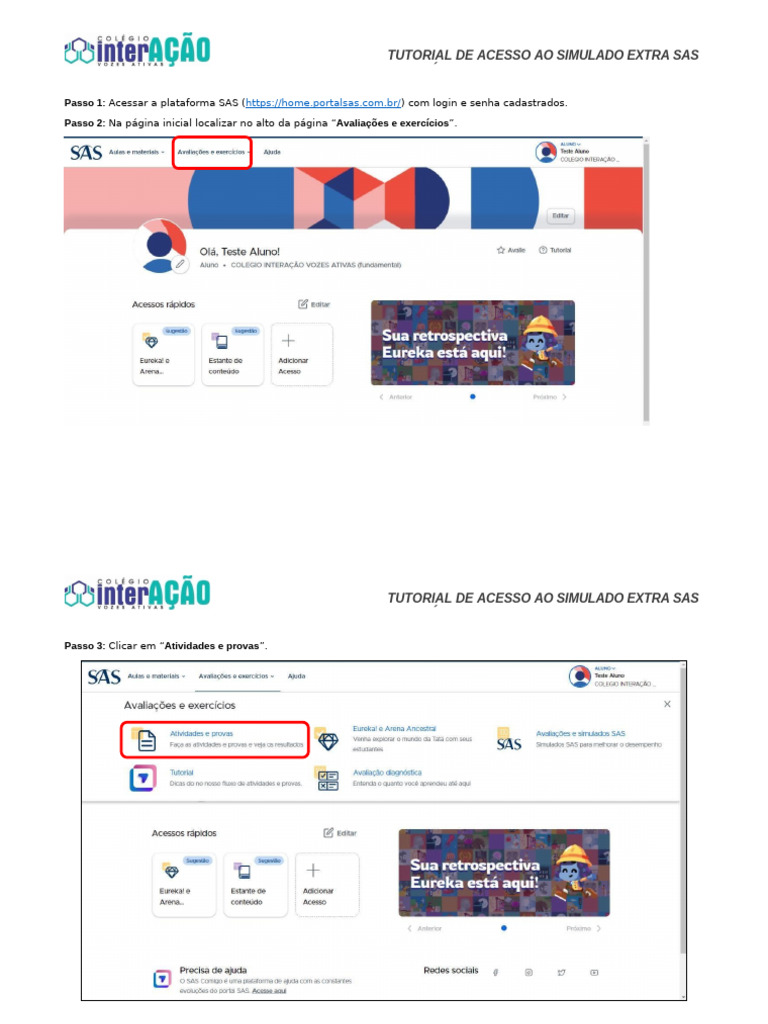 Tutorial Simulado Extra | PDF