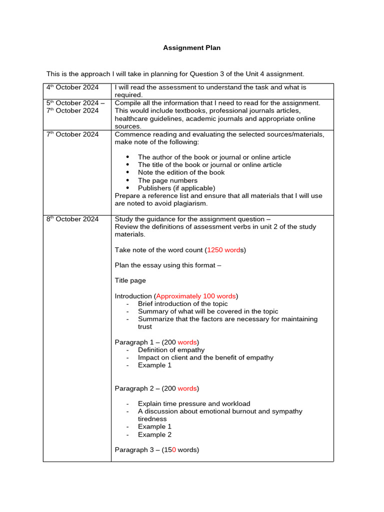 Assignment Plan Unit 3 1255203 710 | PDF | Confidentiality | Electronic ...