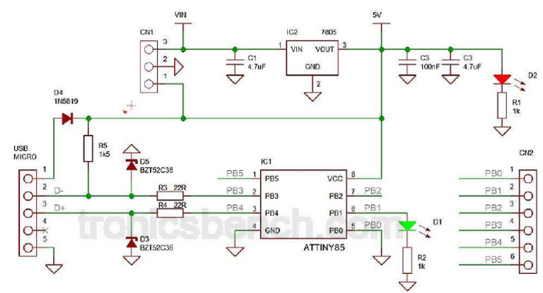 Attiny 85 Module | PDF
