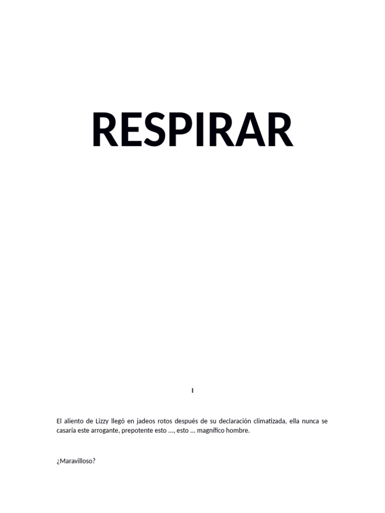 Respira R | PDF | Amor | Pensamiento