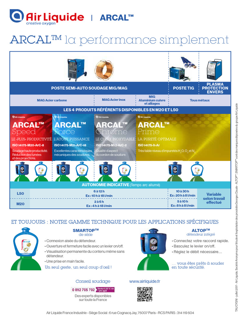 Guide de Choix Arcal Referent | PDF | Soudage | Construction