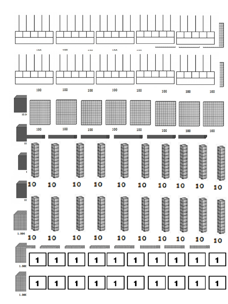 Fichas para Trabajar Con Numeros | PDF