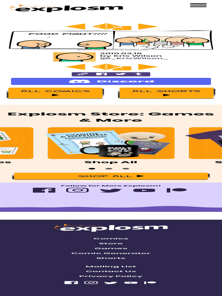Explosm Store: Comics and Games | PDF