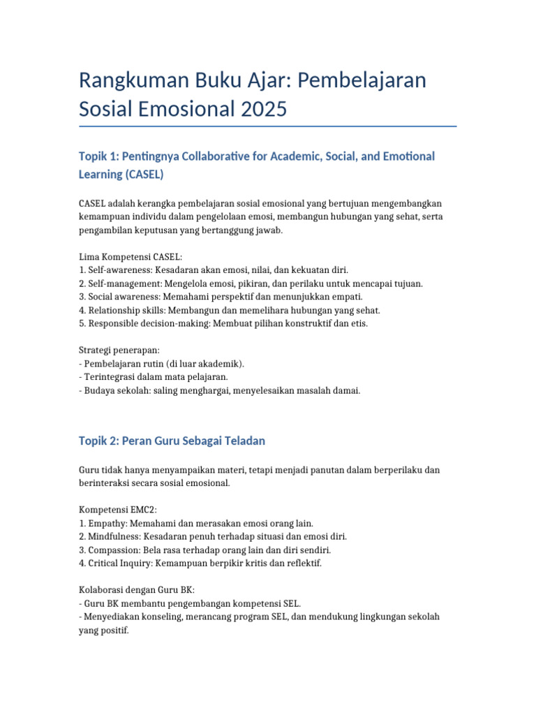 Rangkuman PSE 2025 Lengkap | PDF