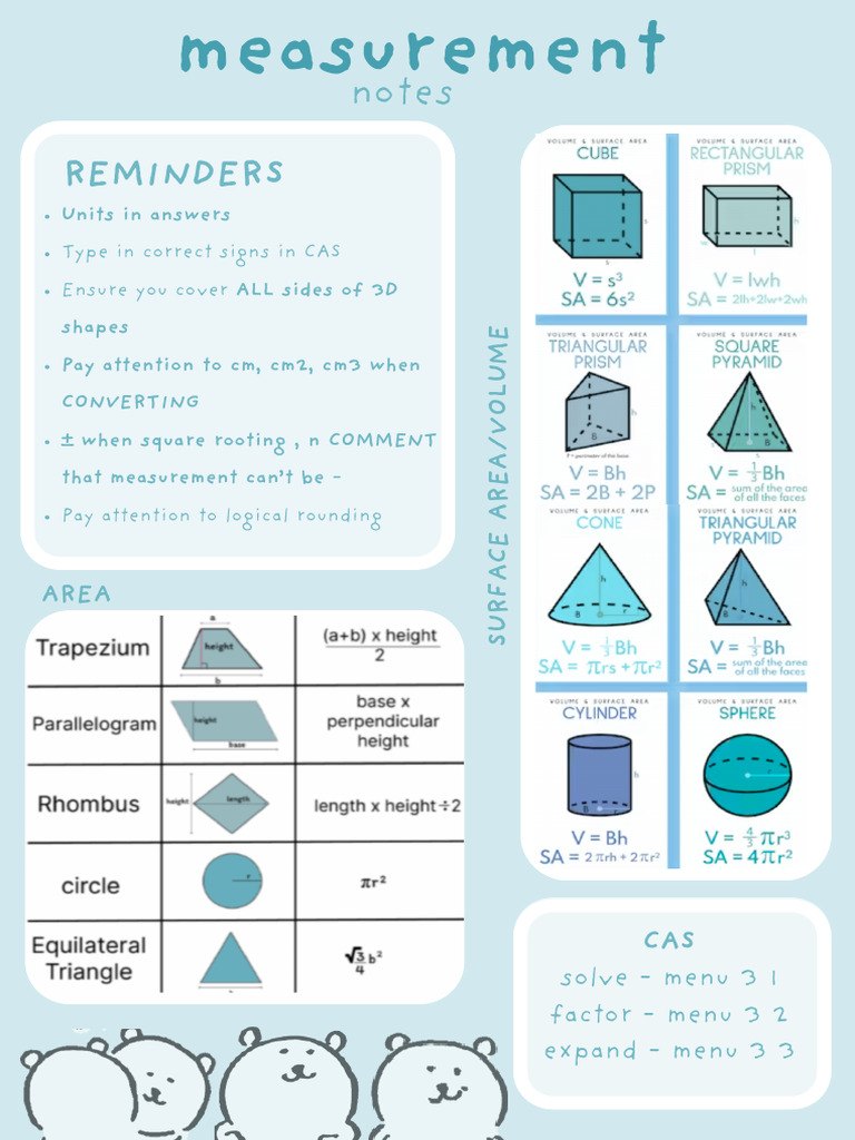 !! Measurement Notes | PDF