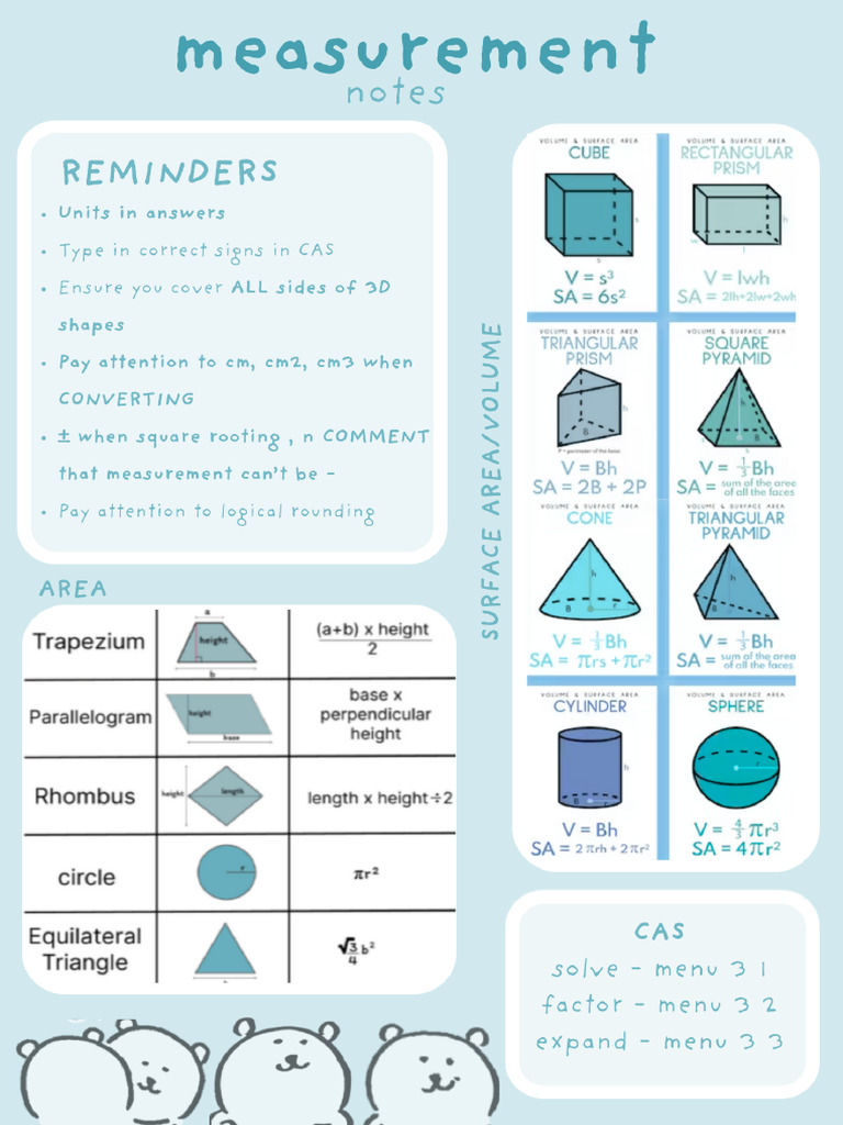 !! Measurement Notes | PDF
