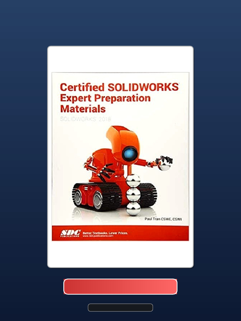 Certified SOLIDWORKS Expert Preparation Materials Ebook and TestBank ...