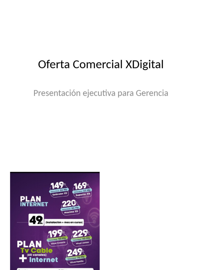 Oferta Comercial XDigital | PDF