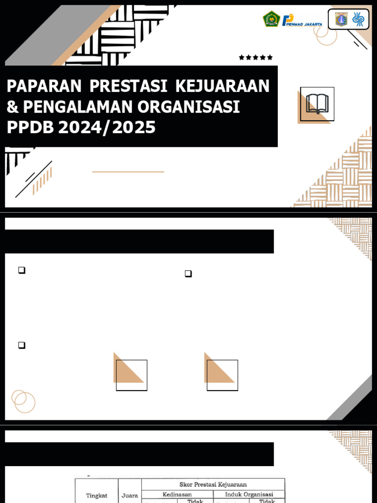 Paparan Prestasi Sidanira PPDB DKI 2024-2025 | PDF