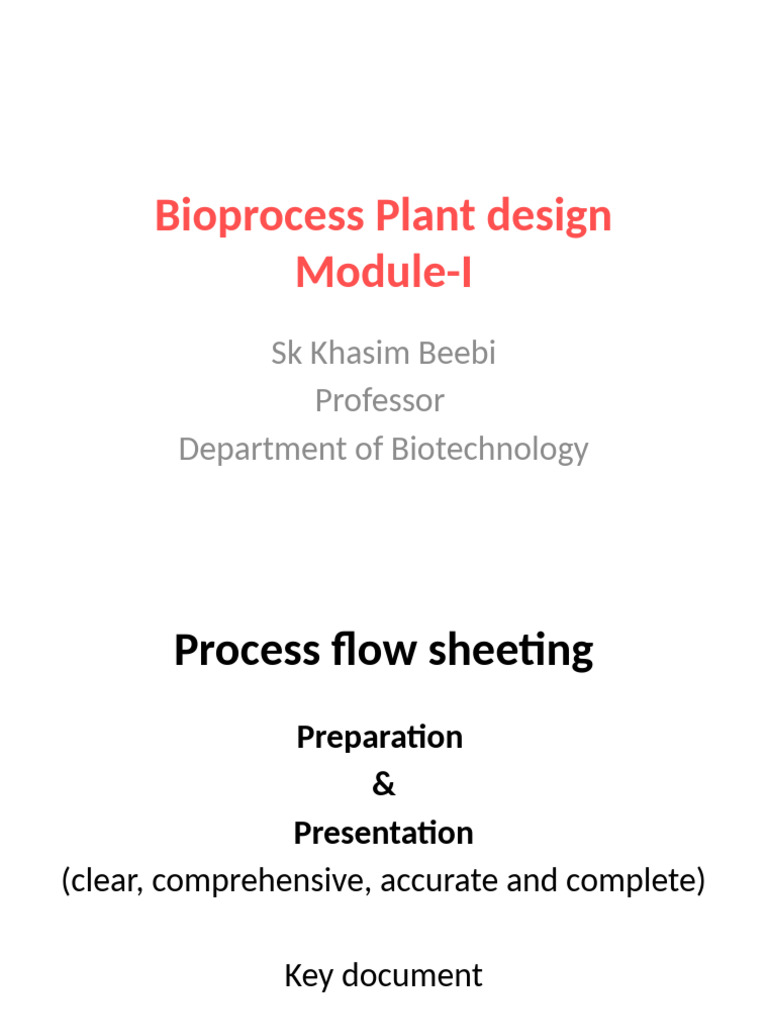 Module I BPD Process Flowsheeting | PDF | Distillation | Temperature