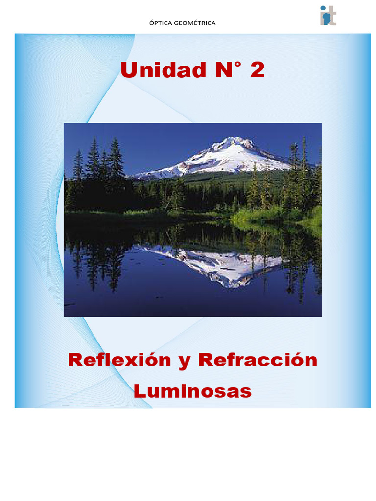 ITSC OG2025 Reflexi N y Refracci N Luminosas | PDF | Óptica | Ligero