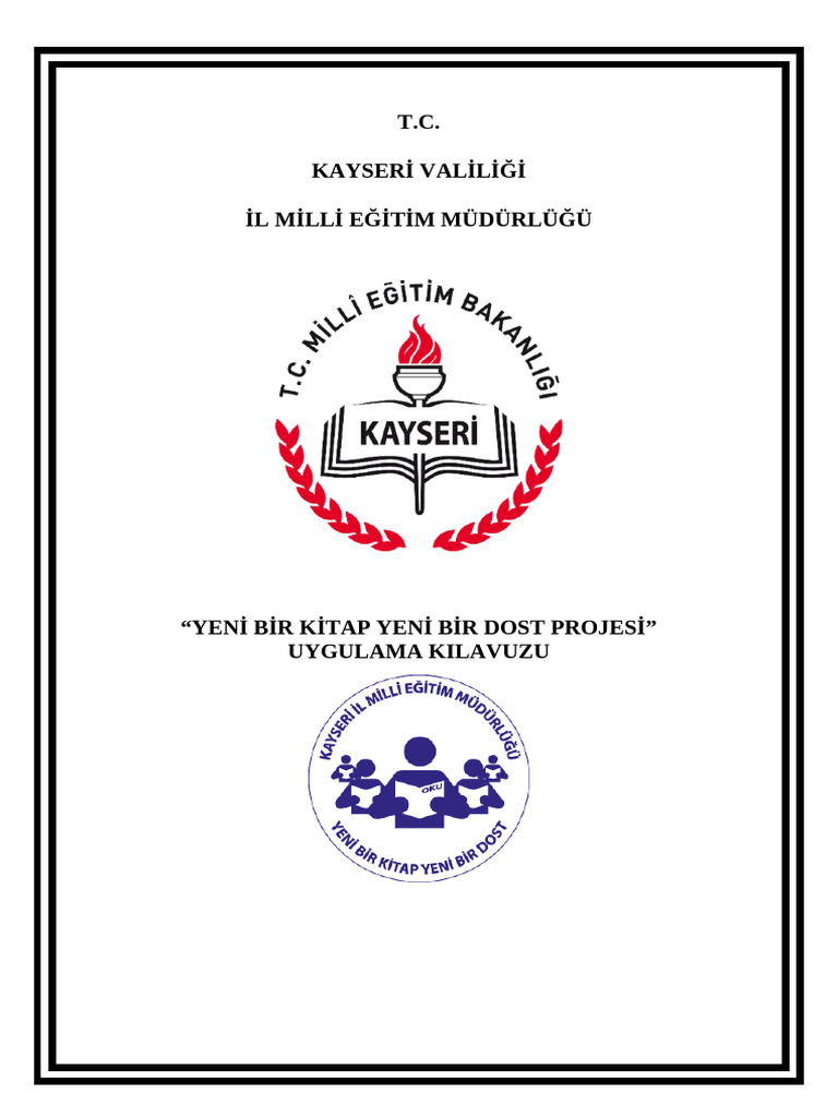 Yeni Bir Kitap Yeni Bir Dost Uygulama KYlavuzu | PDF