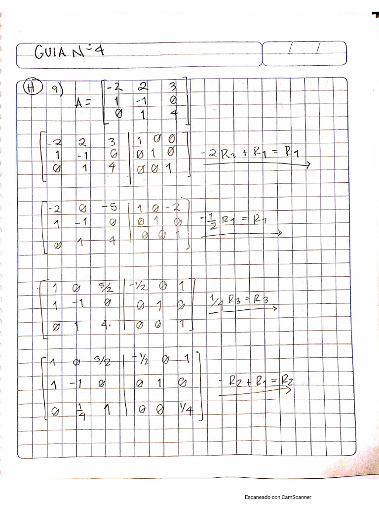 Ejercicios Extra (Guía #4 - #5) | PDF