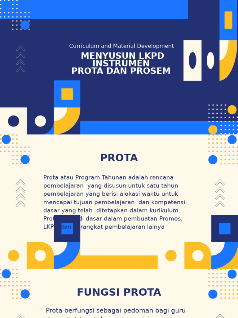 Menyusun LKPD Instrumen Prota Dan Prosem | PDF
