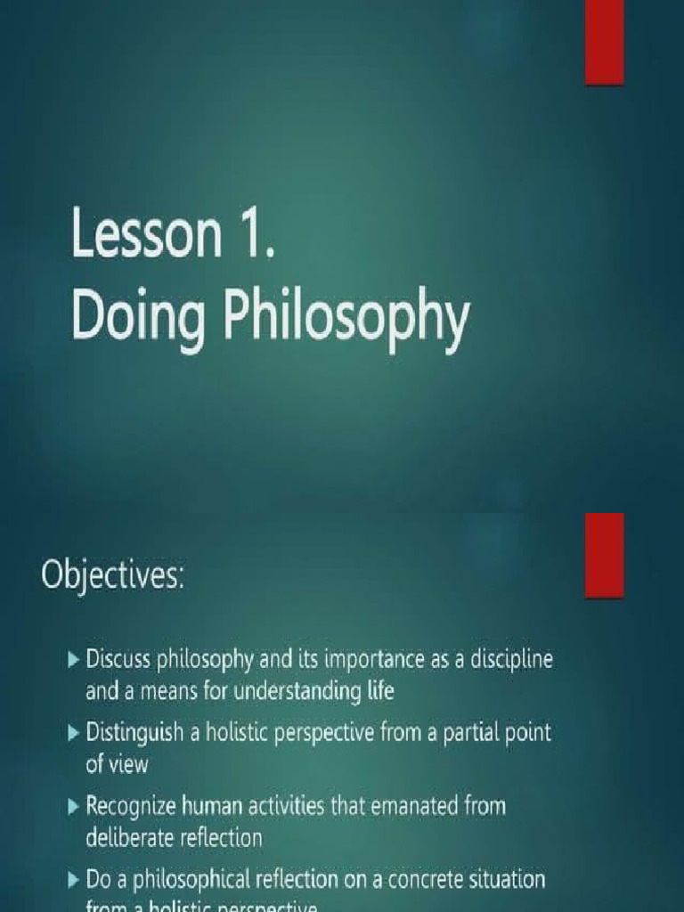 Philo. Week 1 | PDF