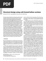 CHS Steel Section Sizes and Weights | PDF