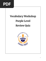 Vocabulary Workshop Level Blue Answers | PDF | Vocabulary | Proverb
