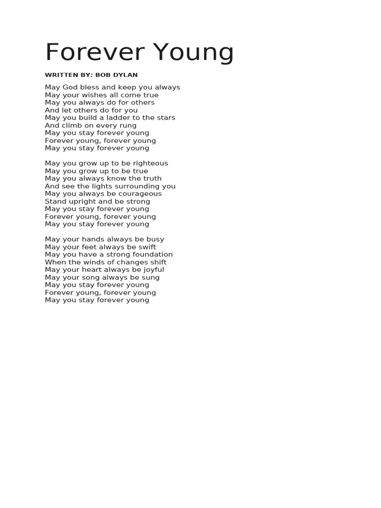Forever Young | PDF