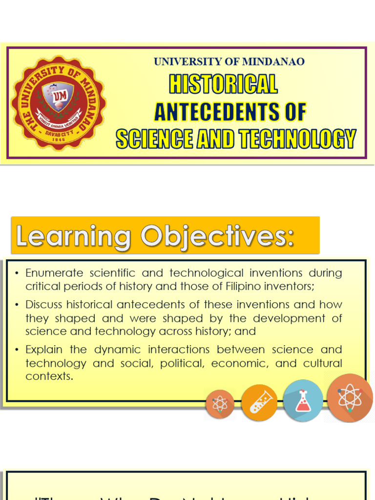 GE5 Historical Antecedents of Science and Technology | PDF | Science ...