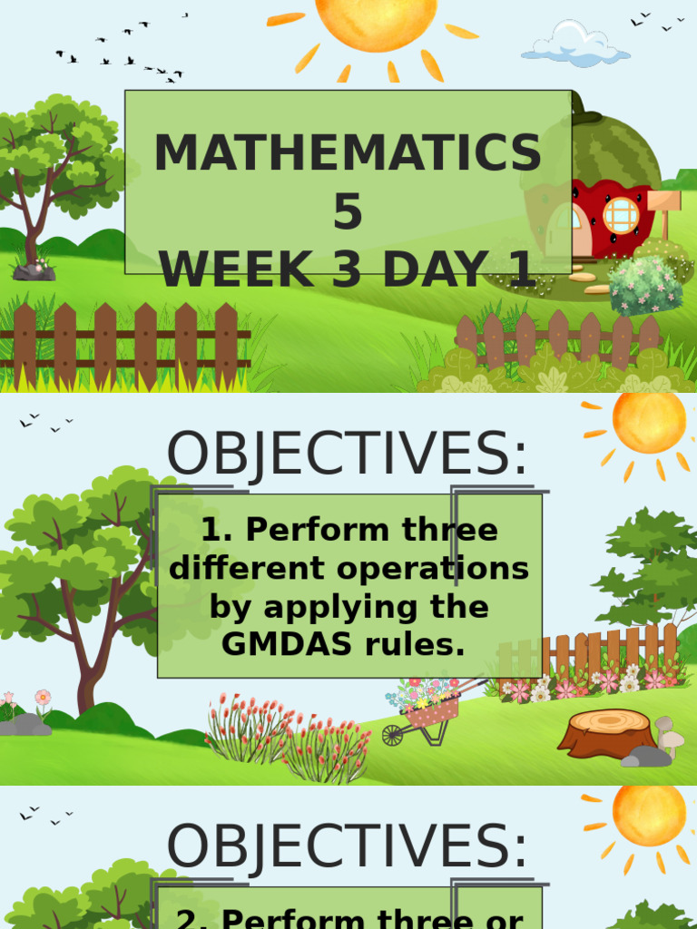 Day 1 - q1 Mathematics 5 Week 3 | PDF