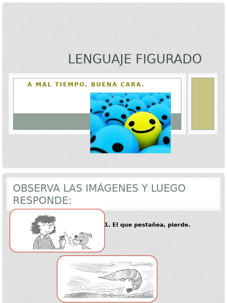 Clase 5 Lenguaje Figurado | PDF