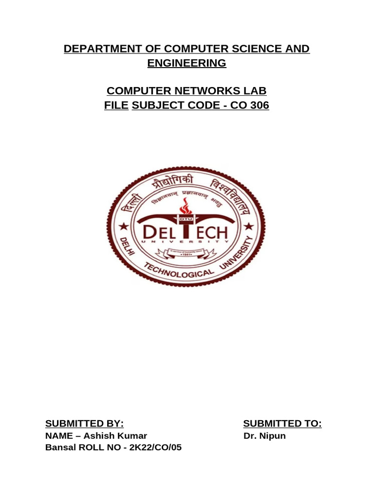 Cover Page Ashish | PDF