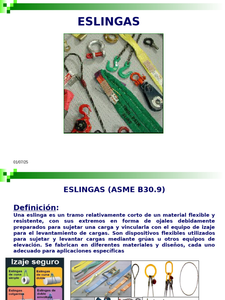 Eslingas 1 | PDF | Cuerda | Cable