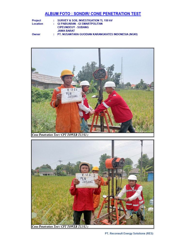 Dokumentasi CPT T12 Subang | PDF