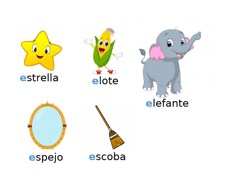 Palabras Con e | PDF