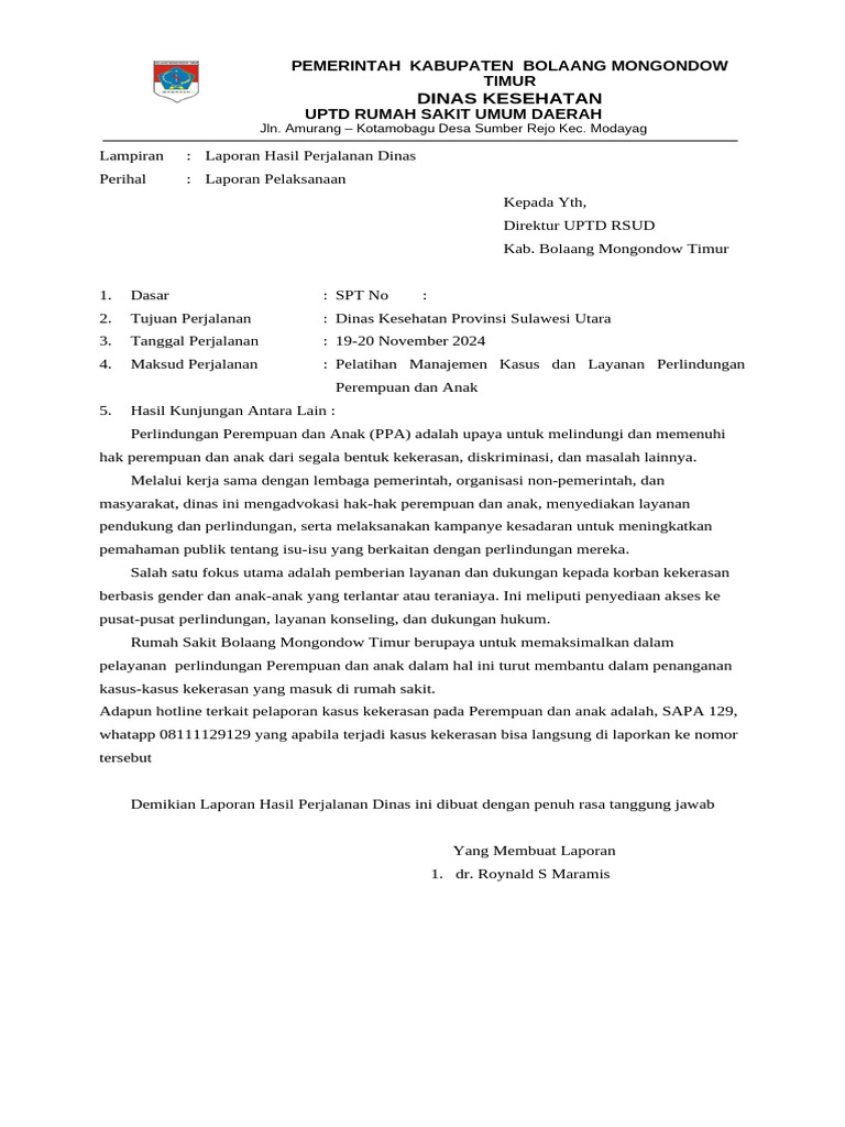 Laporan Kegiatan P3a | PDF