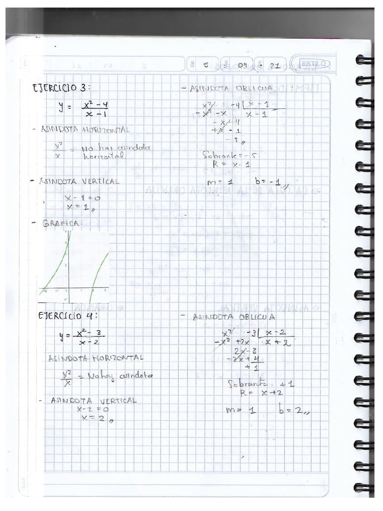 Asindotas Oblicuas Nayeli Gómez | PDF