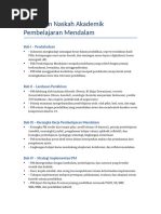 Naskah Akademik Pembelajaran Mendalam | PDF
