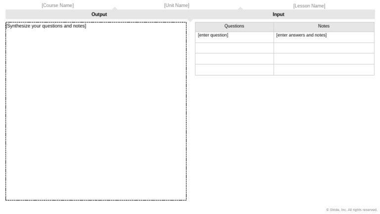Science Notebook Template | PDF