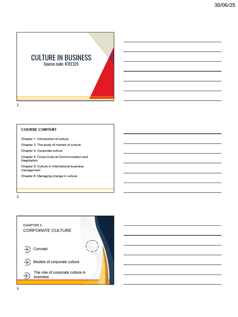 Understanding Corporate Culture in Business | PDF | Organizational ...