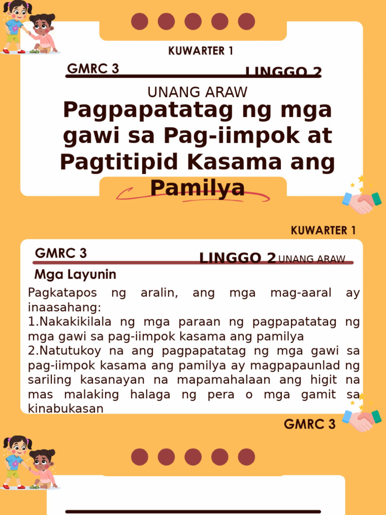 Day 1 - GMRC PPT W2Q1 | PDF