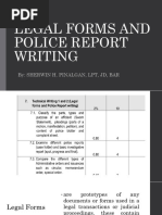 5-Part Police Statement Guide | PDF | Witness