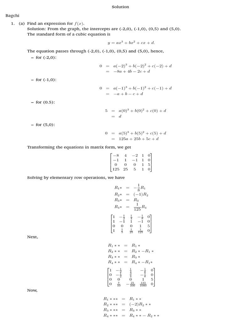 Answer | PDF | Mathematical Objects | Mathematical Physics