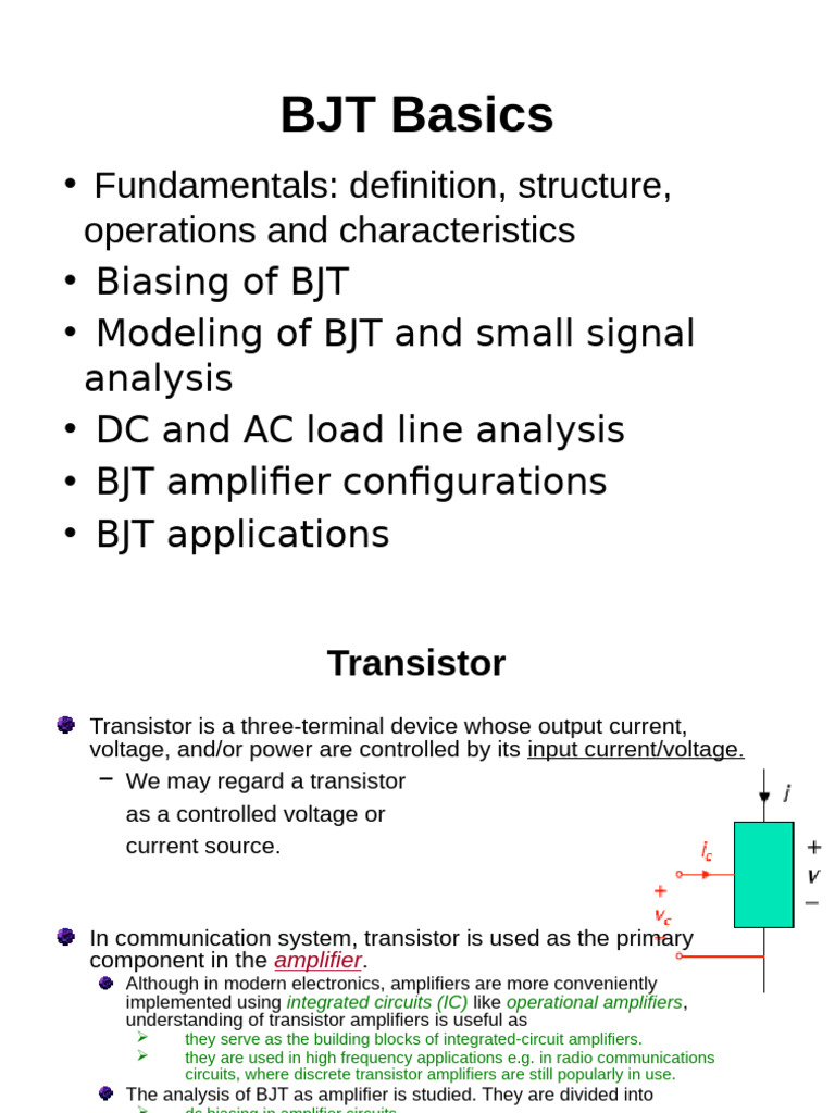 @2a - BJT Fundamentals4 | PDF | Bipolar Junction Transistor | Transistor