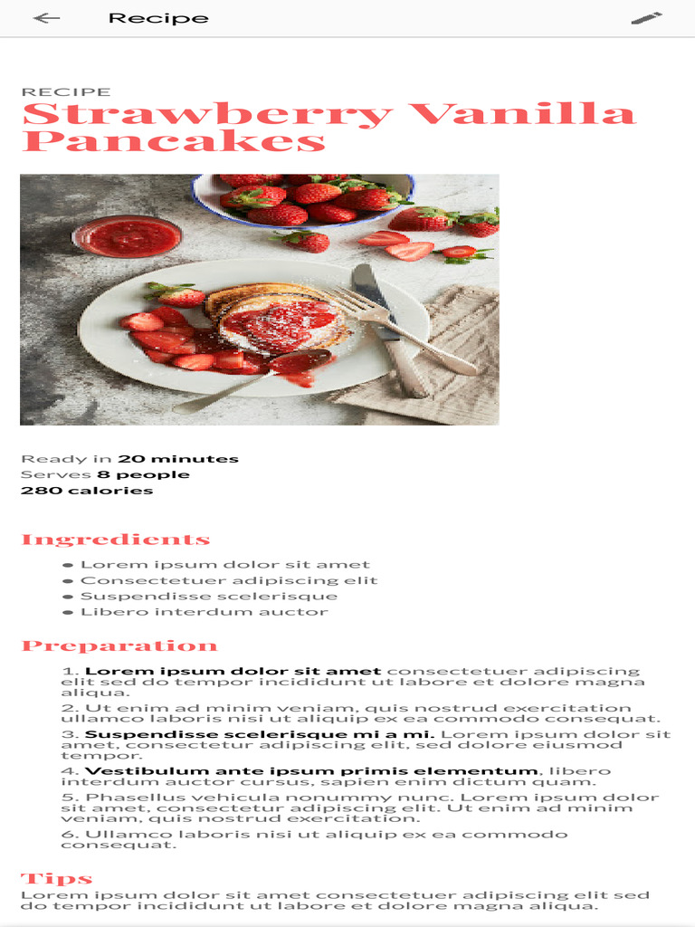 Recipe | PDF