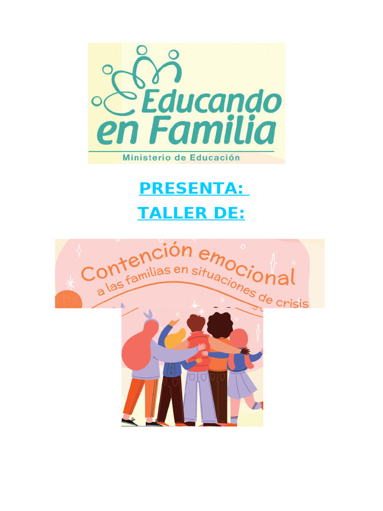 Actividad de Educando en Familia | PDF