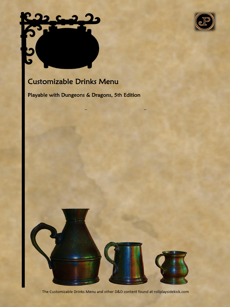 Customizable Drinks Menu | PDF | Alcoholic Beverages | Beer