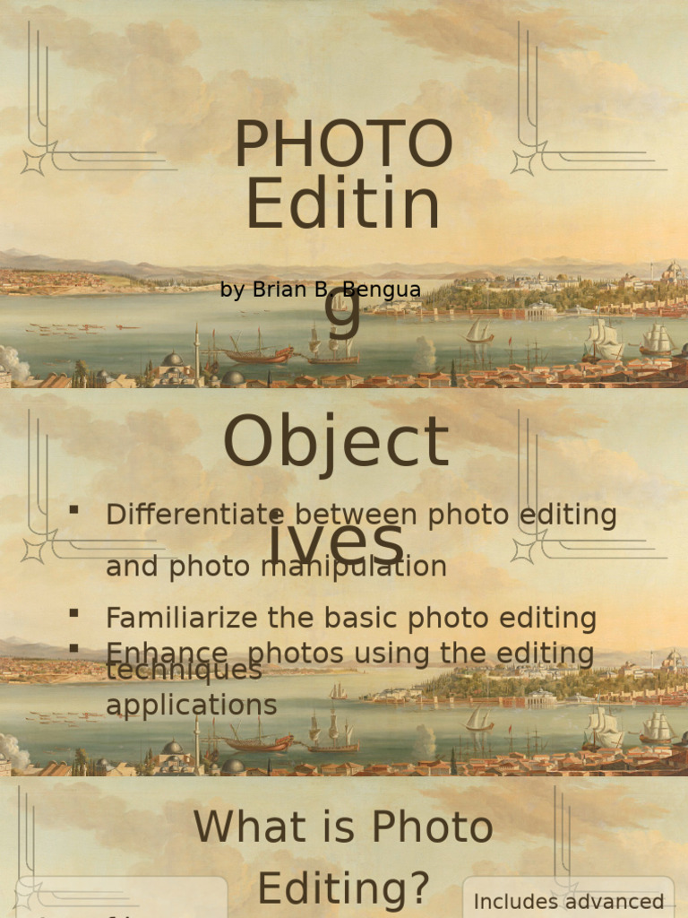 photo editing by brian bengua | PDF | Image Editing | Graphics