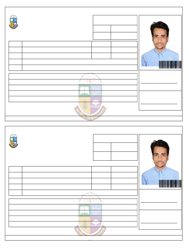 2024-2025 Bachelor Admission Form | PDF | Access Control | Authentication