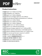 3M Petrifilm SALX Product Instructions | PDF | Laboratories | Salmonella