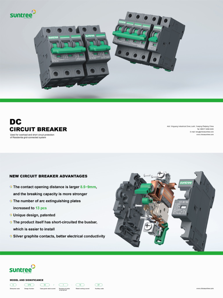DC MCB Sl7n 63 Suntree | PDF