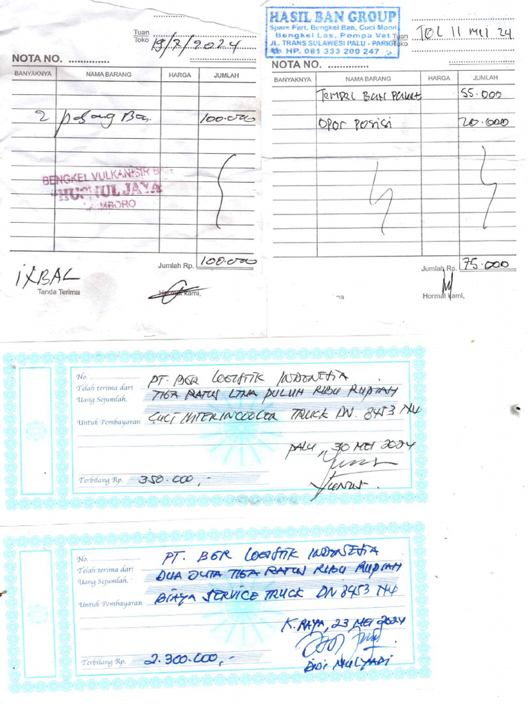 Nota Tagihan DN8453NU-5309000 | PDF