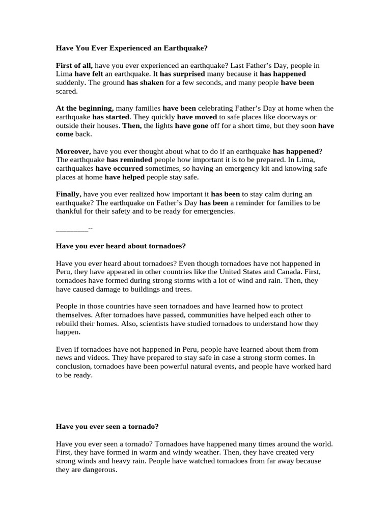 essay 5to | PDF | Tornadoes | Atlantic Hurricanes