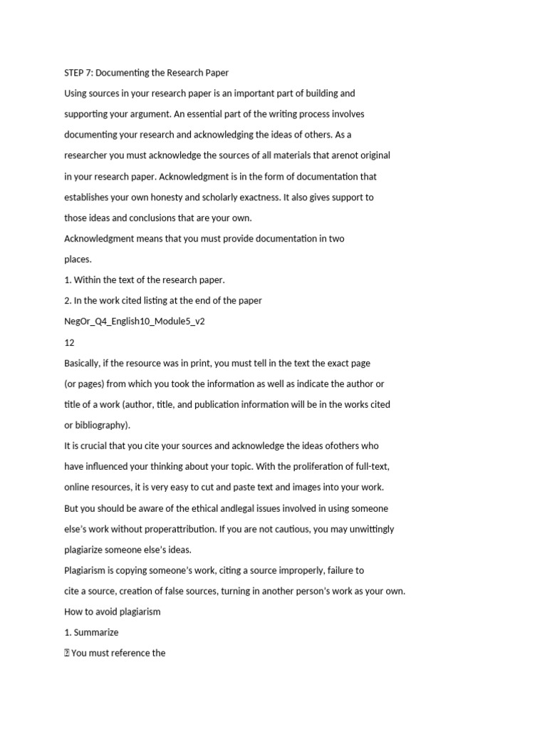 Parts of Research Report and Citing References | PDF | Apa Style | Citation