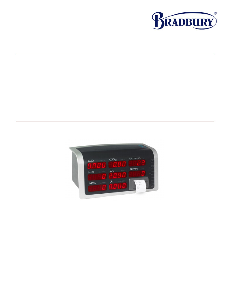 SGA 400 Manual Eng V 0.0.3 - UK | PDF | Leak | Calibration